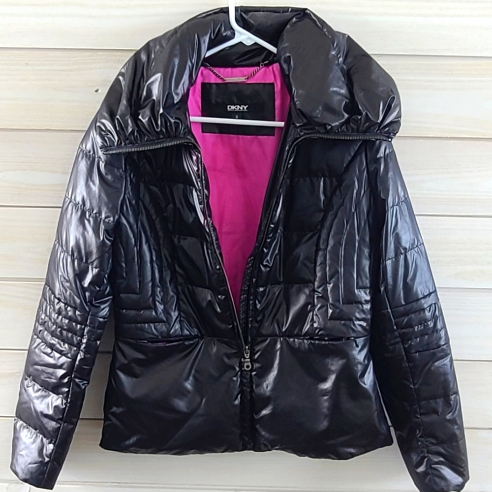 Dkny Women's Small Puffer Jacket - Gem